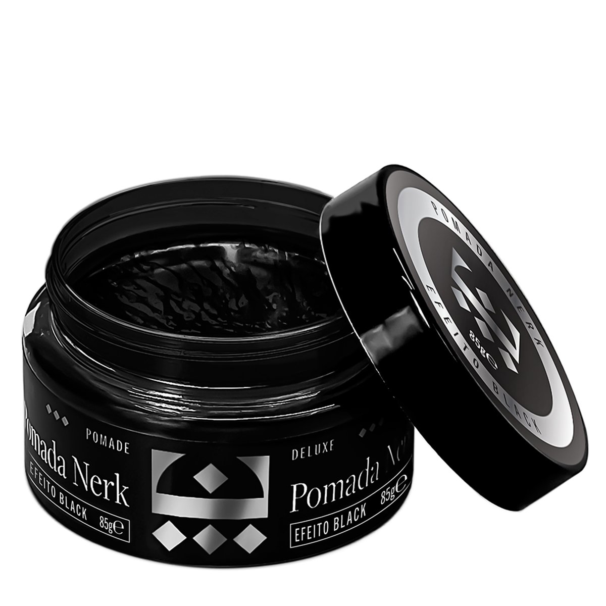 Kit 3 Pomada Modeladora Nerk Efeito Black Embaixador 85g